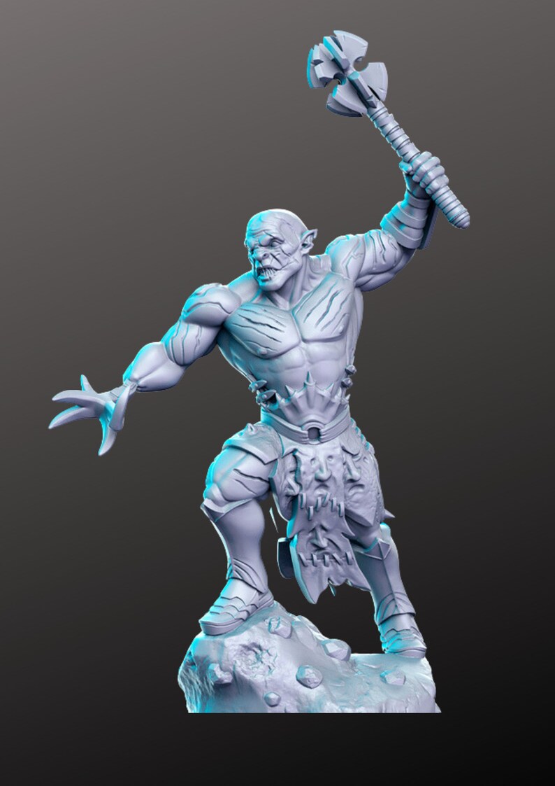 Dark Elf Azog the Deflier 3D Figure From Lord of the Rings STL Files ...