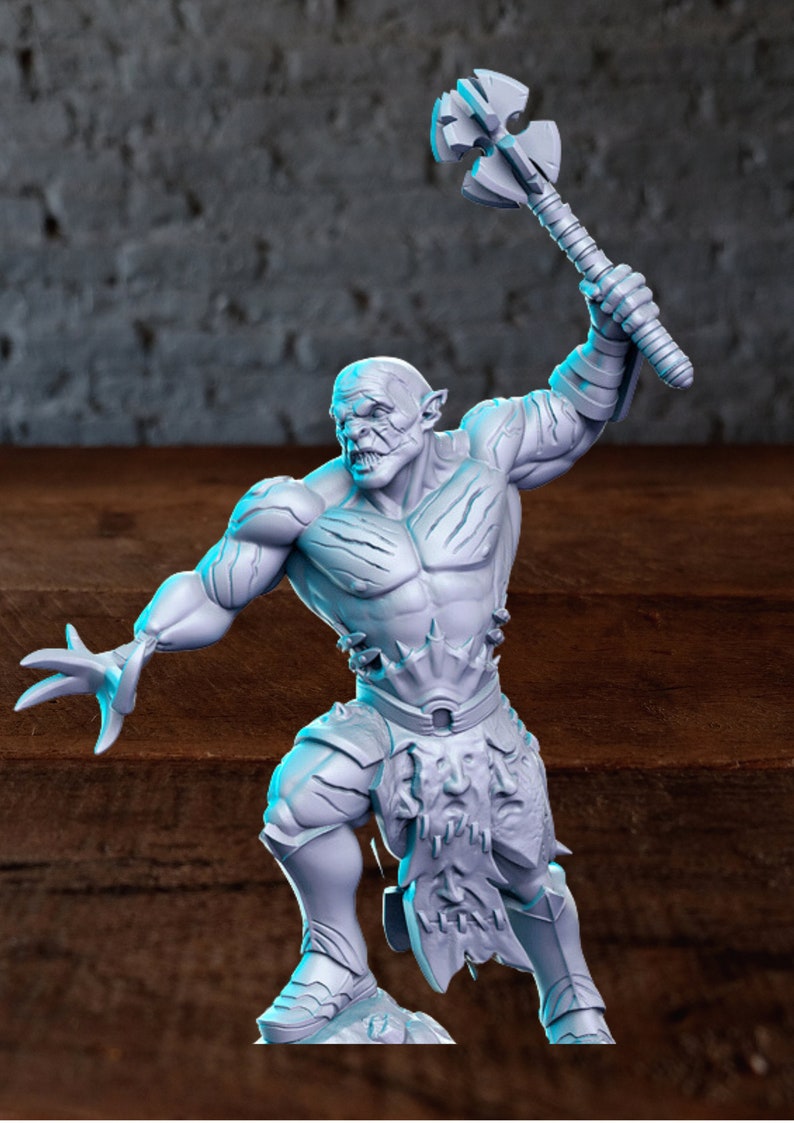 Dark Elf Azog the Deflier 3D Figure From Lord of the Rings STL Files ...