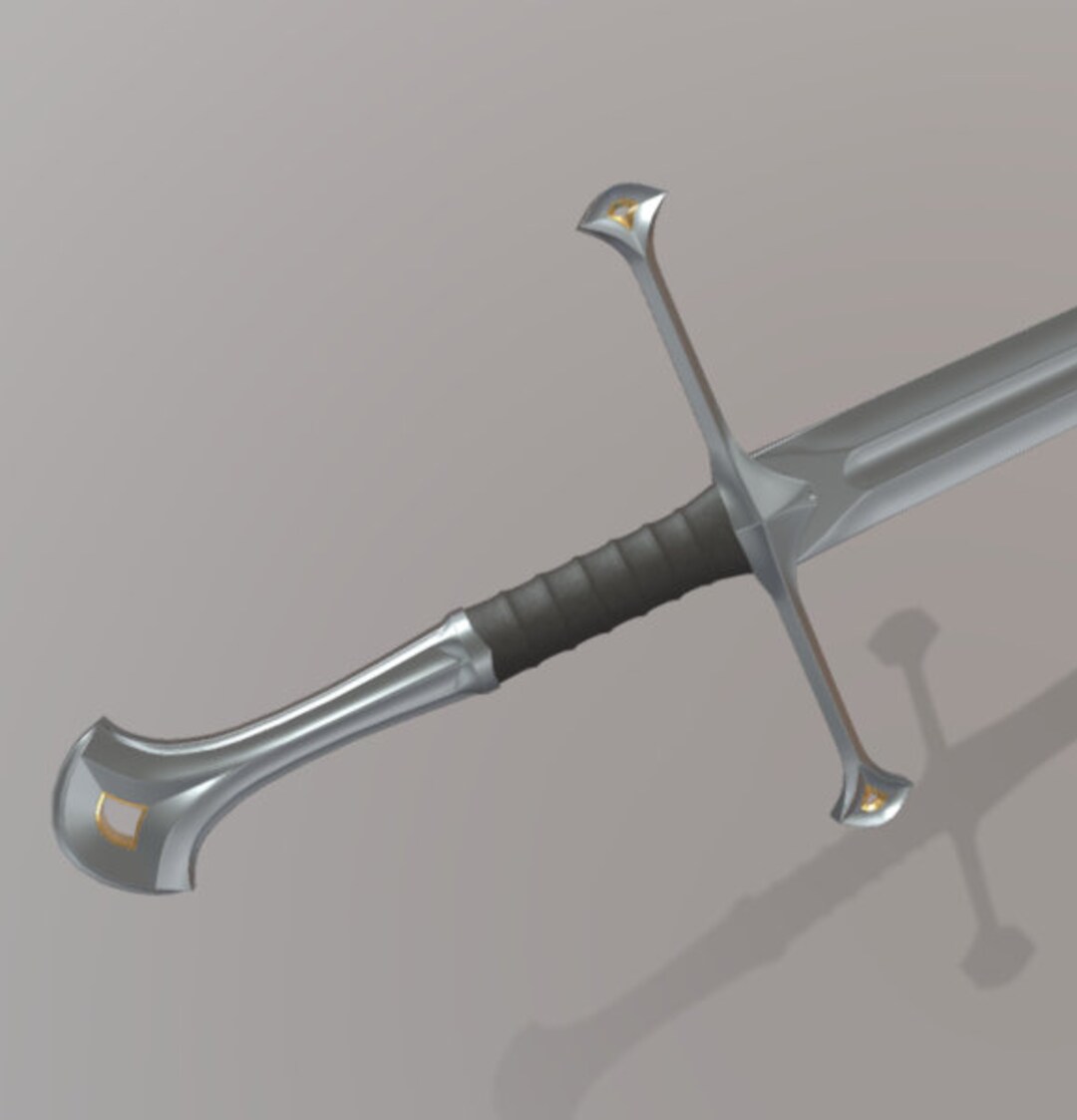 Aragorn's Sword Anduril From Lord of the Rings, Lotr, the Hobbit, DIY ...