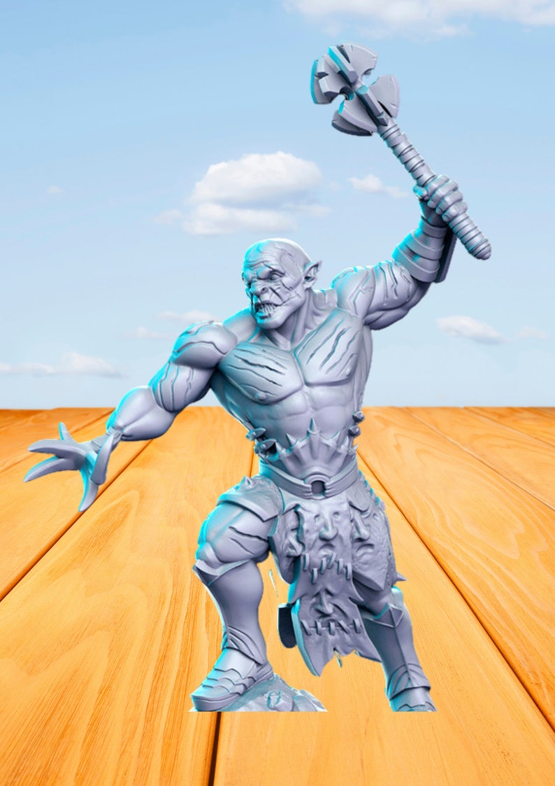Dark Elf Azog the Deflier 3D Figure From Lord of the Rings STL Files ...