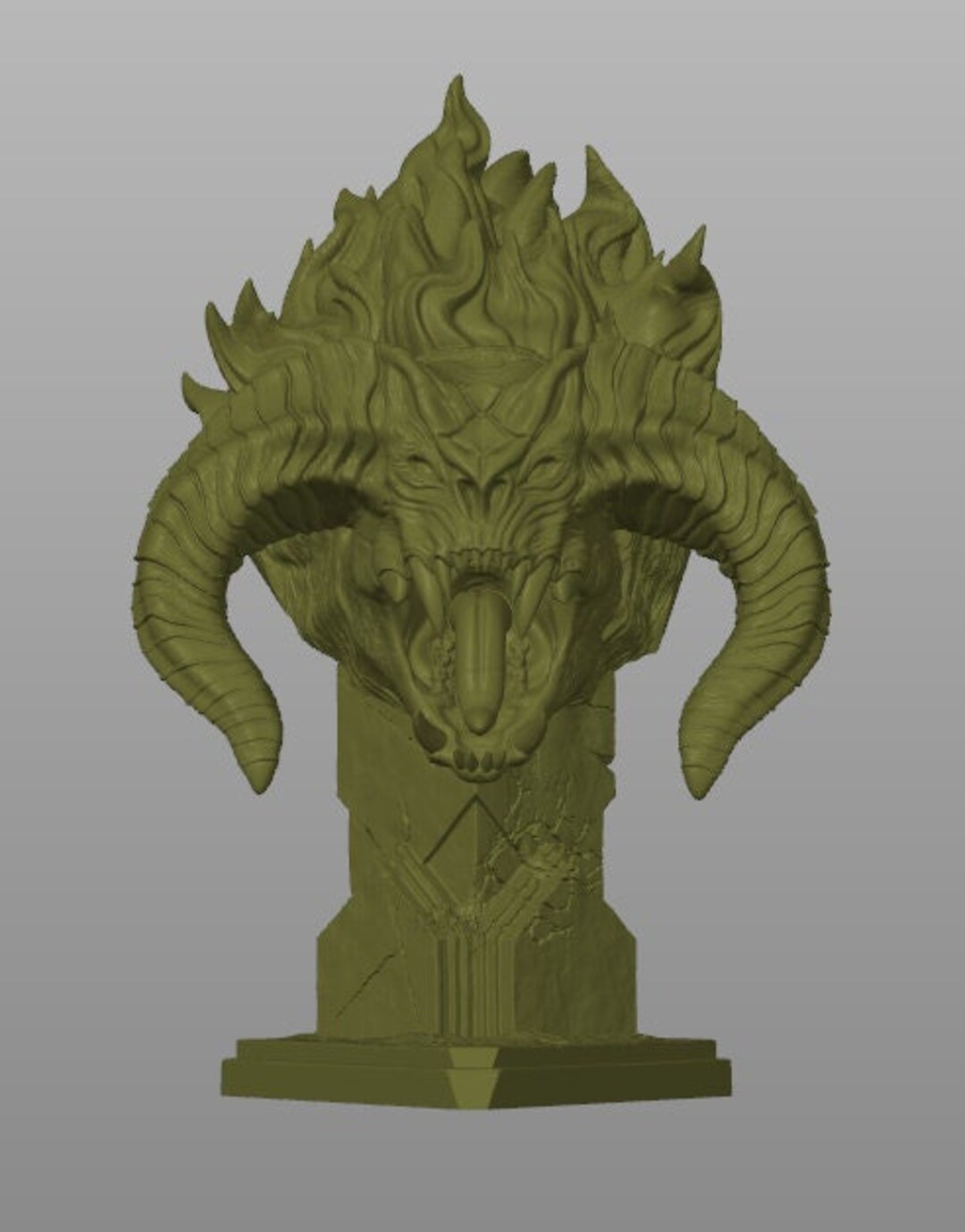 Balrog Evil Monster From Mines of Moria Lord of the Rings STL File , 3D ...