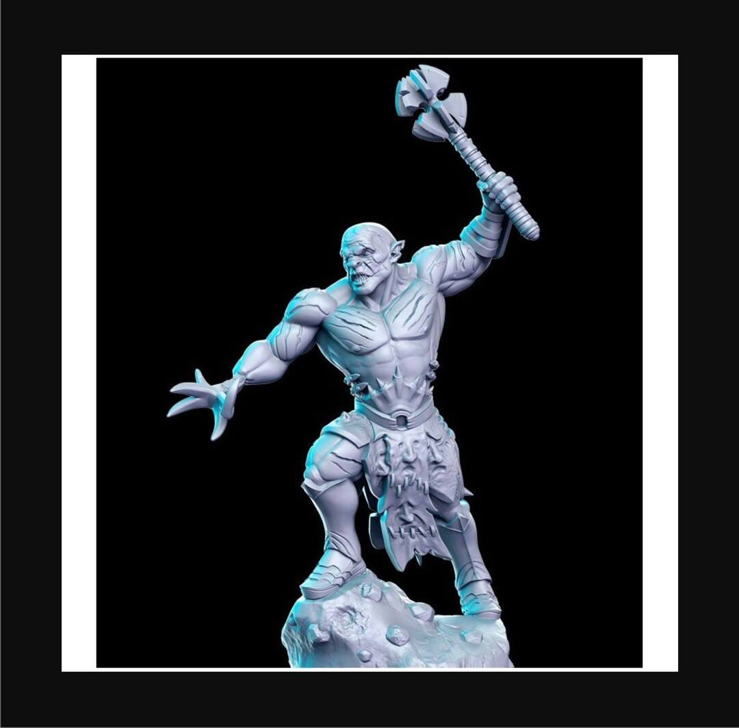 Dark Elf Azog the Deflier 3D Figure From Lord of the Rings STL Files ...