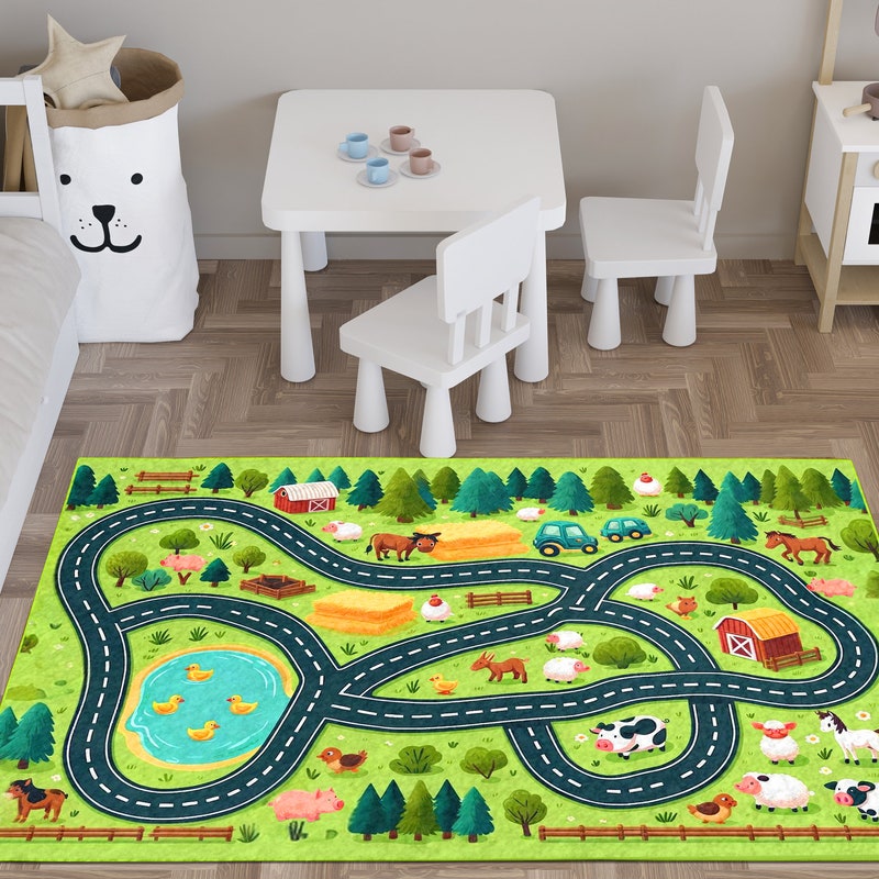 Farm Play Mat - Etsy