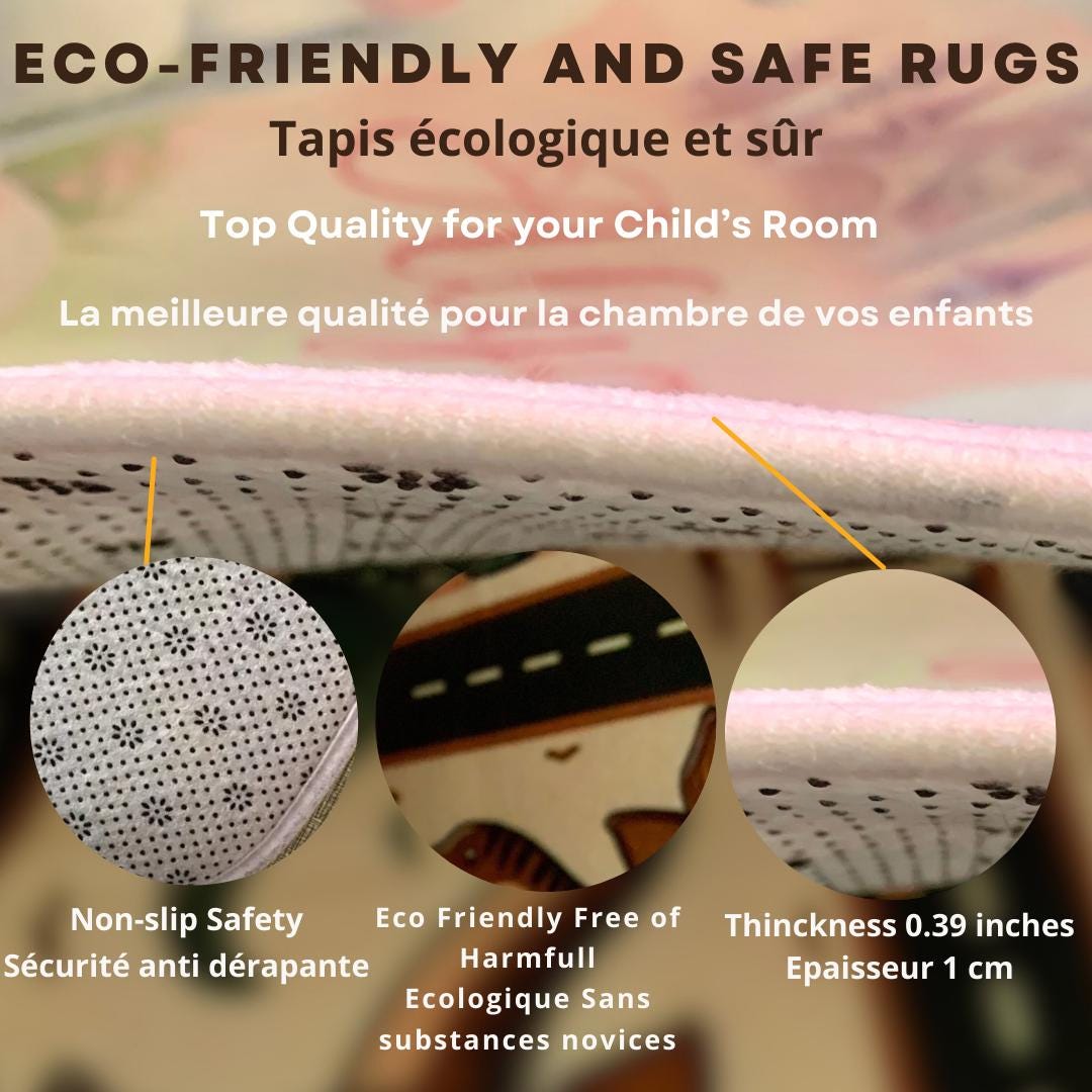 Cute and Popular Lion Head Round Rug Perfect for Kid's Rooms and Play ...