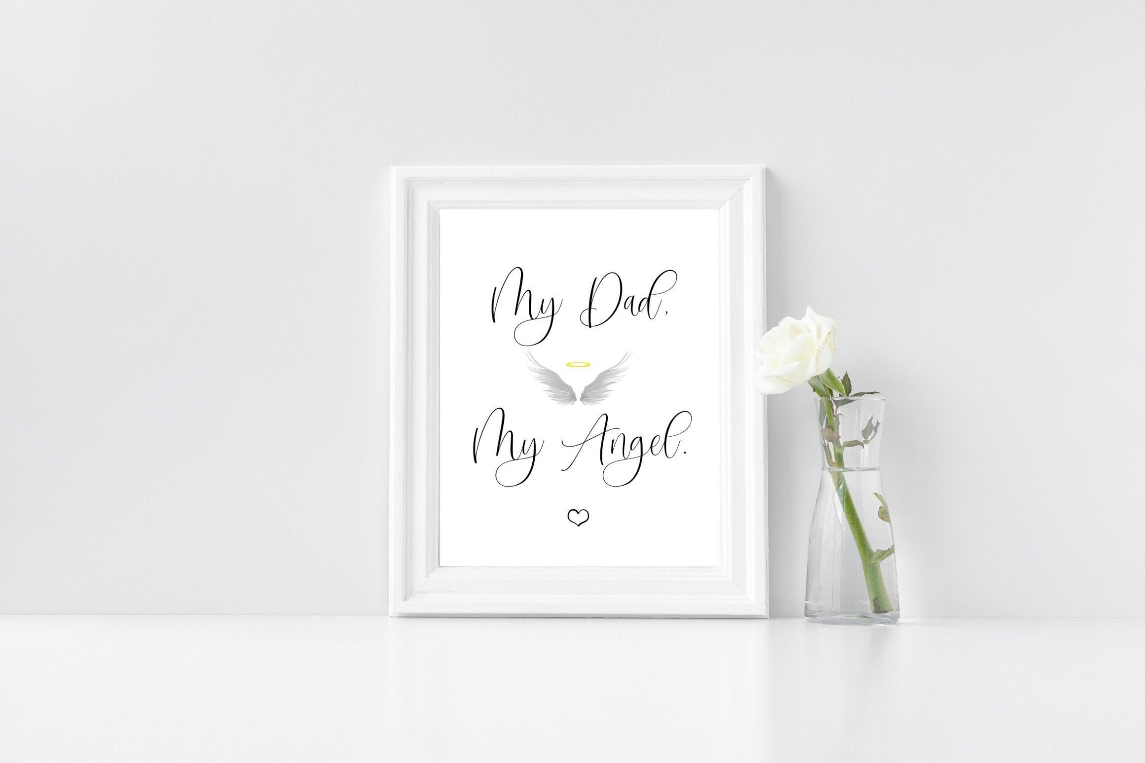 In Loving Memory of Dad Wedding Printable Sign Wedding | Etsy