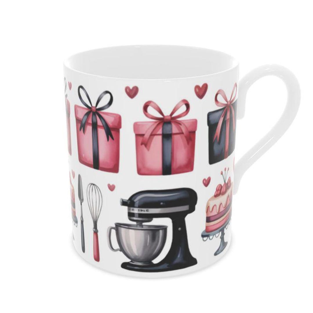 The Bakers Mug - Bone China Coffee Cup for Baking Enthusiasts - Etsy