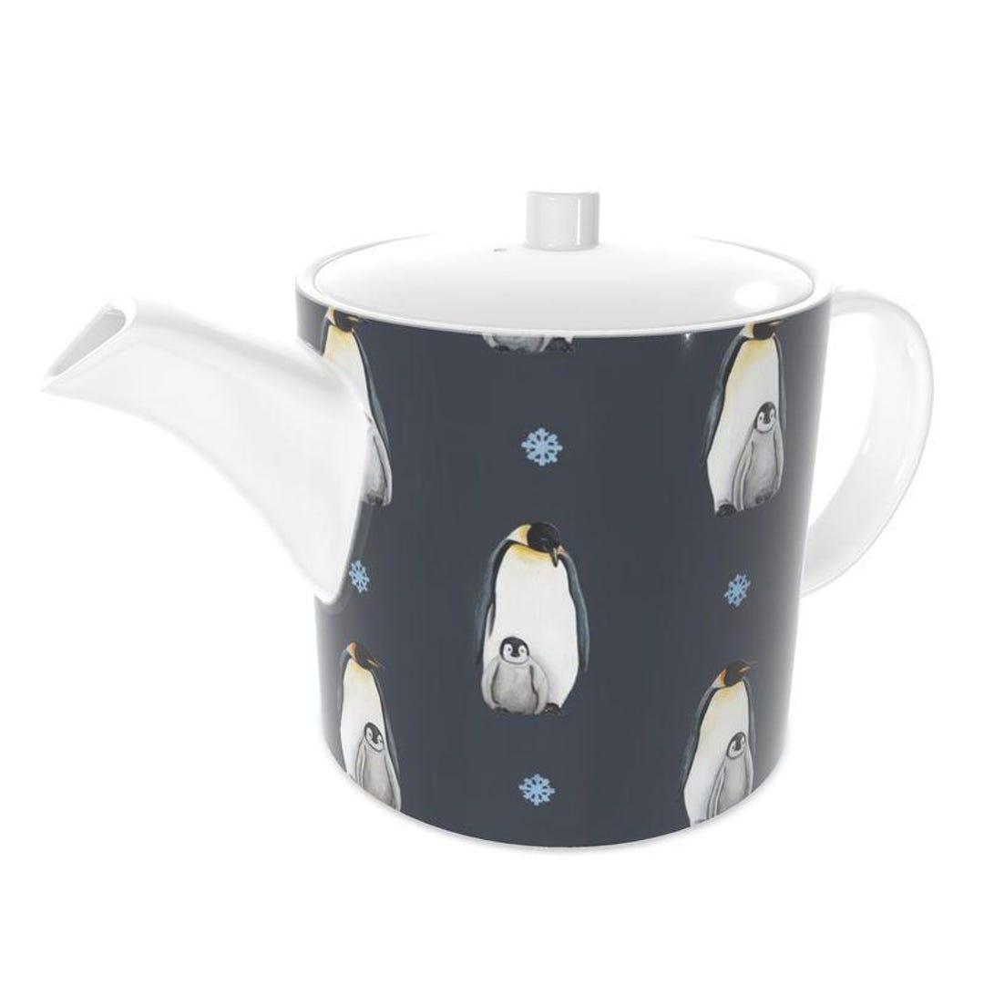Luxury Bone China Tea Pot With Penguin Design - Perfect for Christmas ...