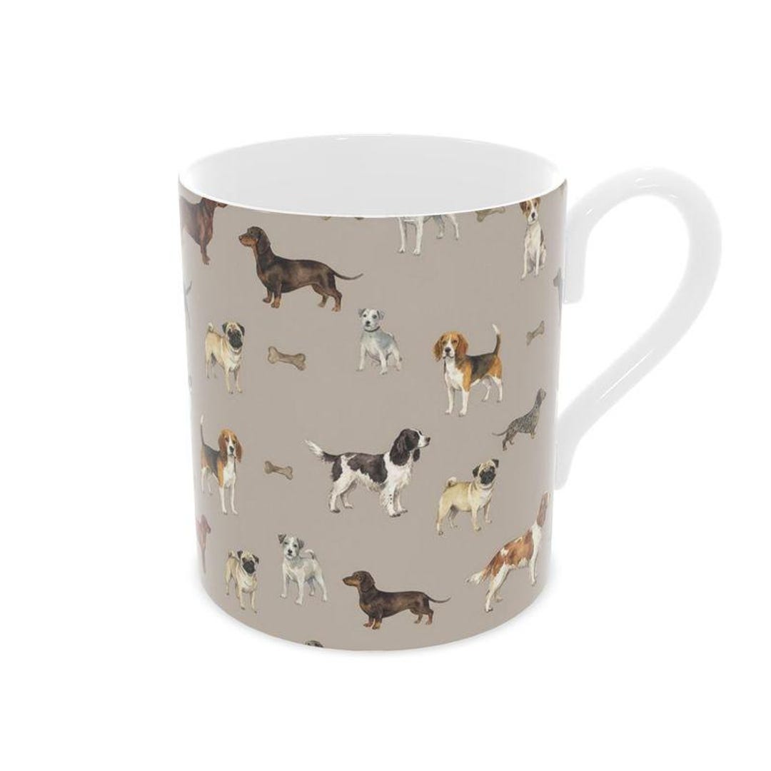 Charming Fine Bone China Mug for Dog Enthusiasts - Etsy