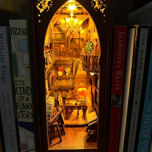 Book Nook - Library - Completed Book Shelf Treasure - Book Worm Gifts ...