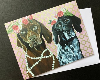 Stephagna Single Note Card From Original Painting - Etsy