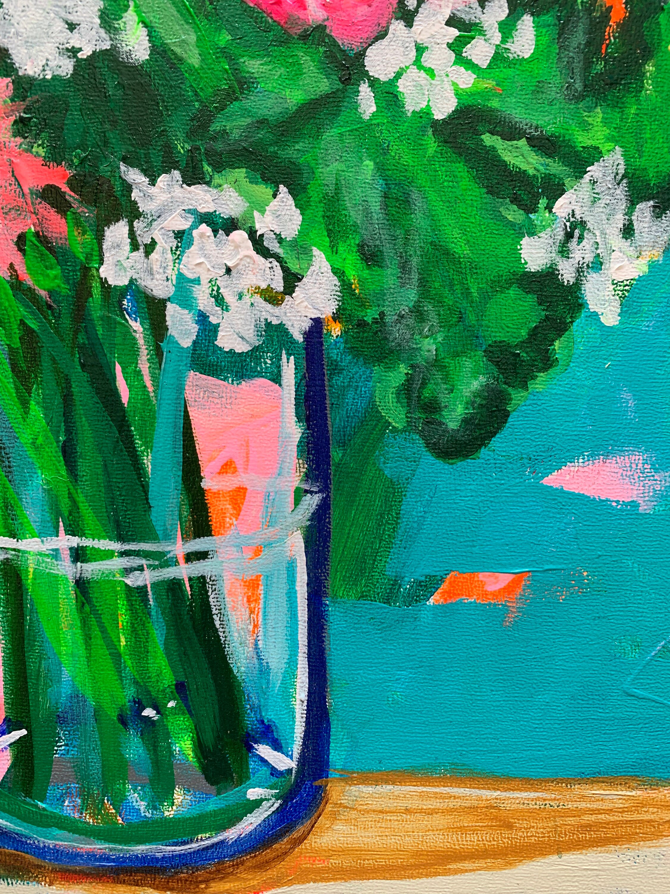 Miss Vicky Original Acrylic Painting 100 Flowers Number 65 - Etsy