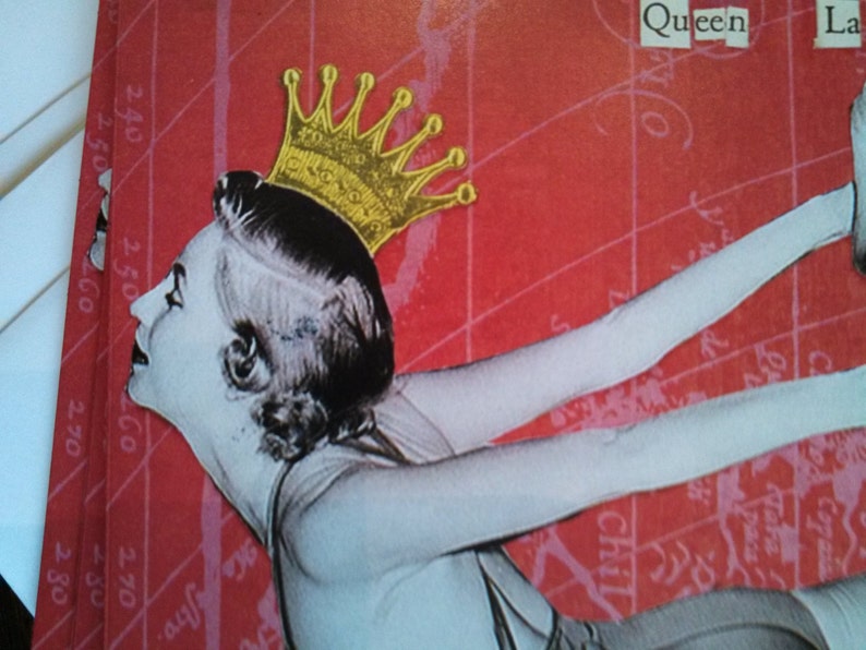 Queen Laquiefa Notecard Set From Original Collage - Etsy