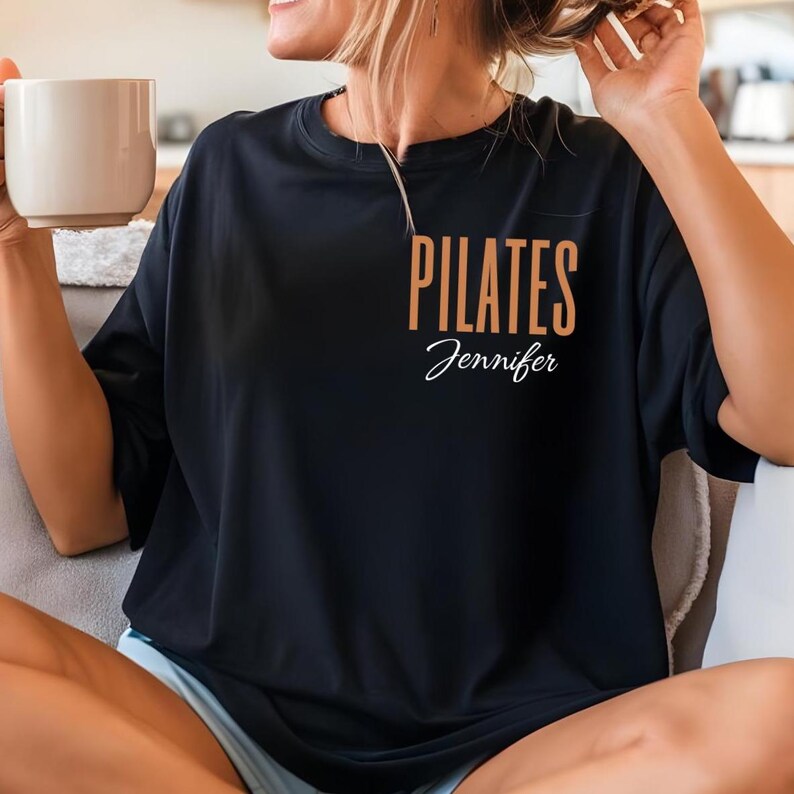 Personalized Pilates Shirt Custom Name Pilates Squad Shirt Name Pilates ...