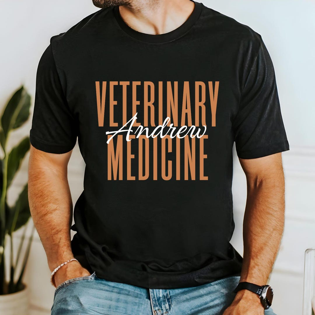 Personalized Veterinary Medicine Shirt, Custom Name Vet Med Tee Vet ...