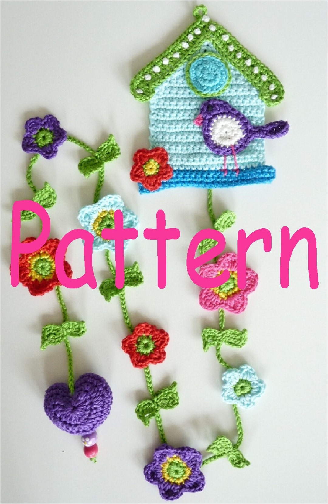 UK Crochet Pattern for Birdhouse UK Terminology (instand Download) - Etsy