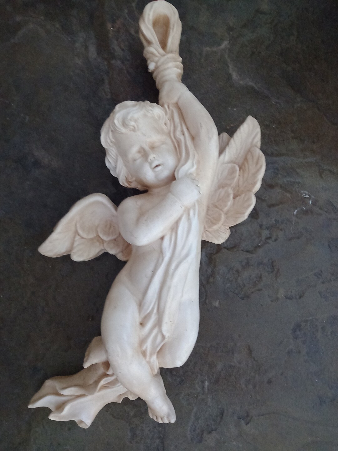 Vintage Cherub Statue - Etsy
