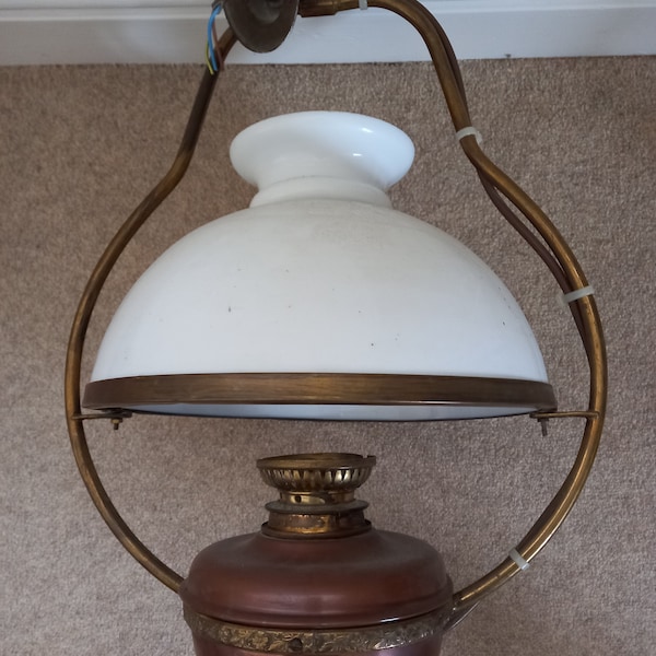 Antique Oil Ceiling Lamps - Etsy
