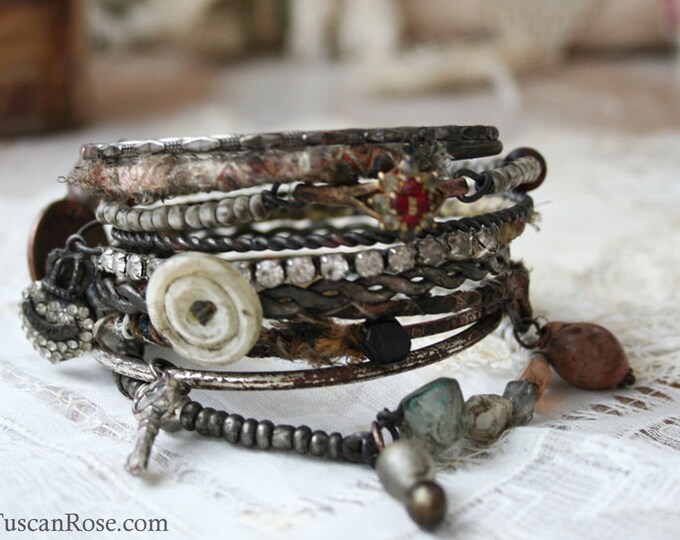 Bangle Stack 46 - Set of 10 Bangles - Urban Gypsy Bracelets - Etsy