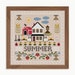 The Seasons Sampler Cross Stitch Pattern PDF - Embroidery, Summer Craft ...