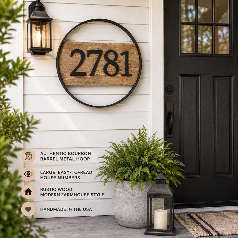Large House Numbers - Etsy