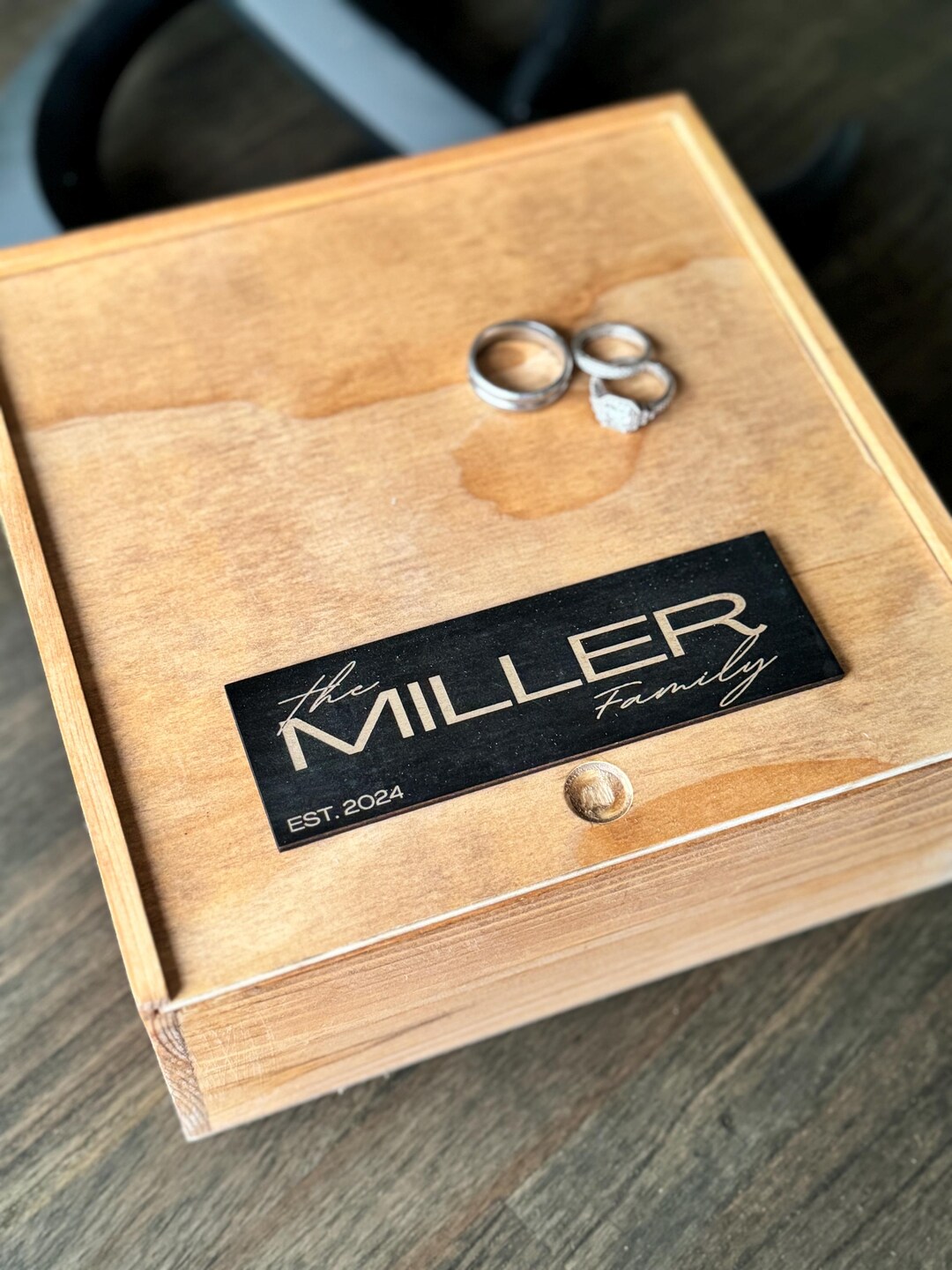 Personalized Wedding Keepsake Box | Custom Engraved Memory Box | Bride ...