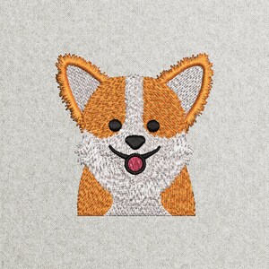 Corgi Machine Embroidery Design - Etsy
