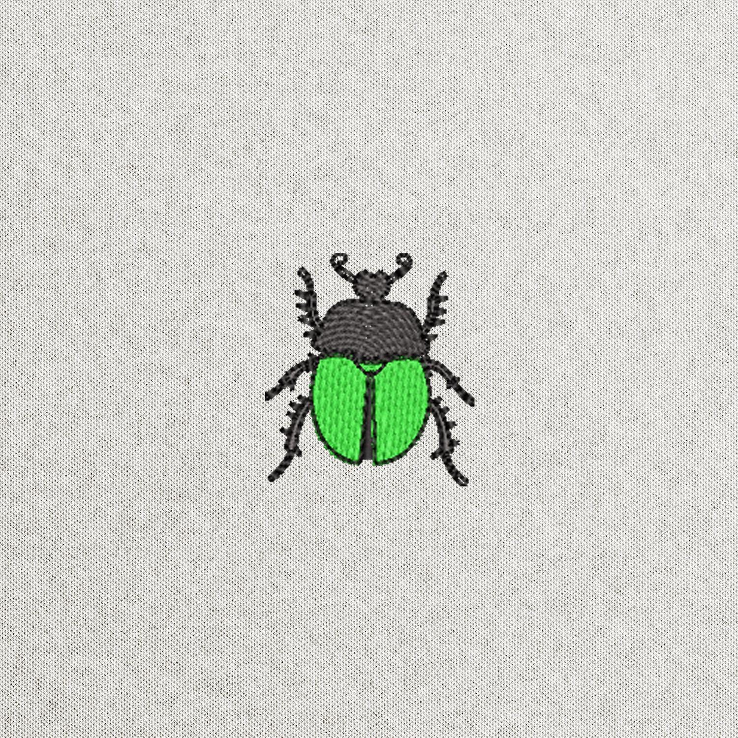 Beetle Machine Embroidery Design - Etsy