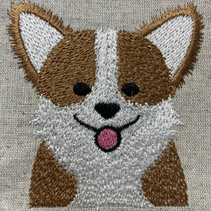 Corgi Machine Embroidery Design - Etsy