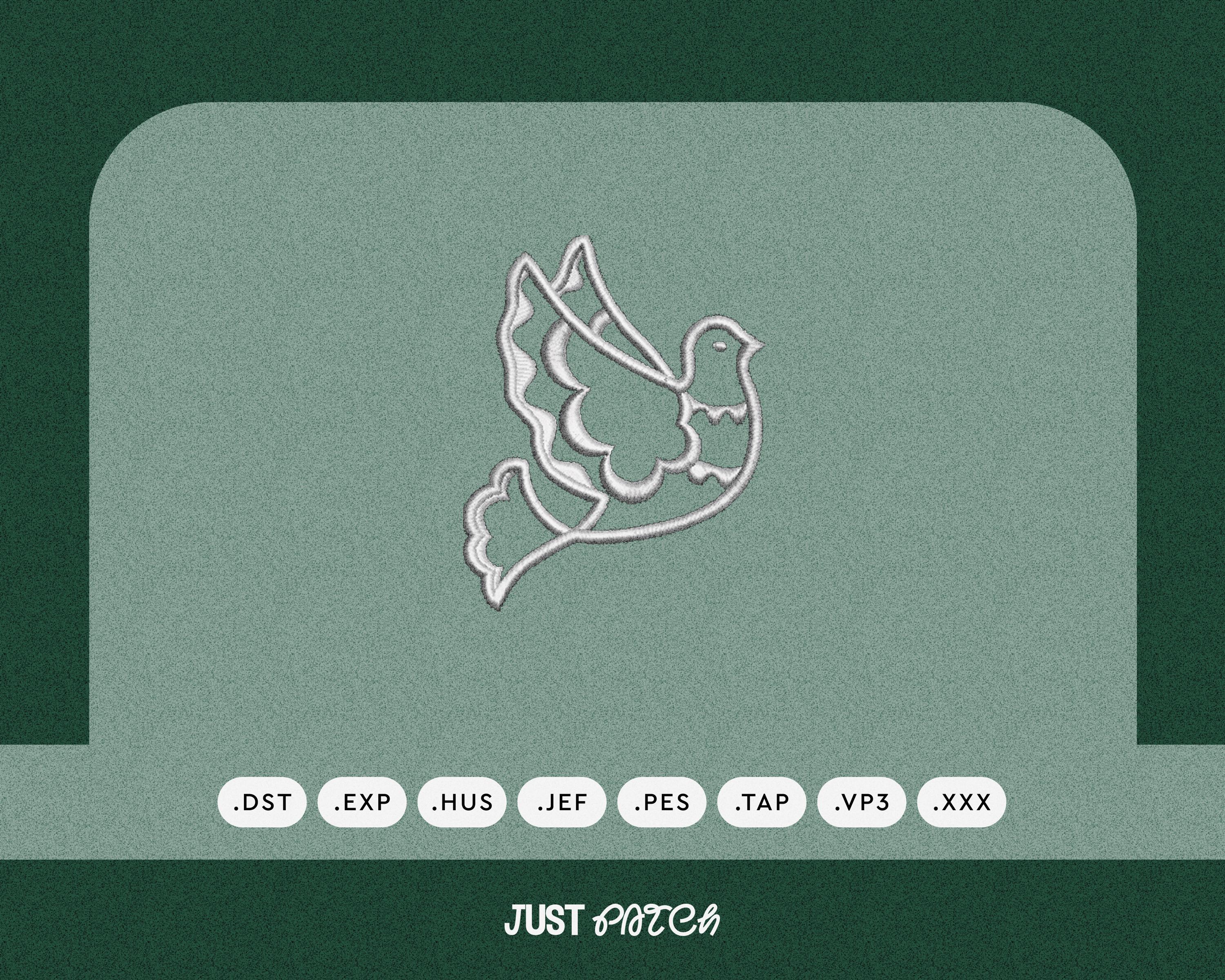 Dove Machine Embroidery Design - Etsy