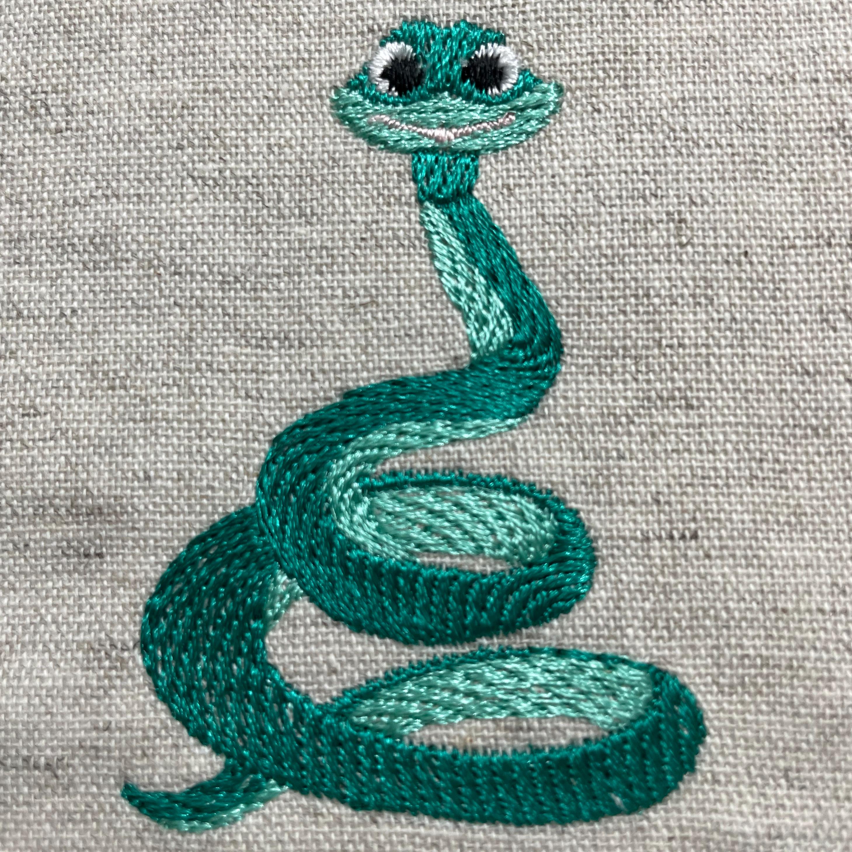 Snake Machine Embroidery Design - Etsy