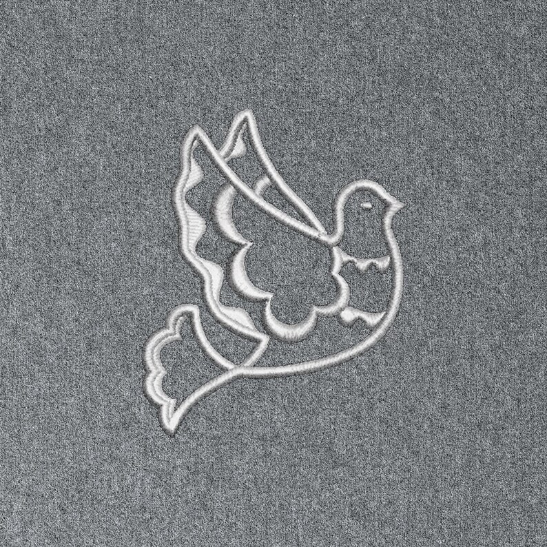 Dove Machine Embroidery Design - Etsy