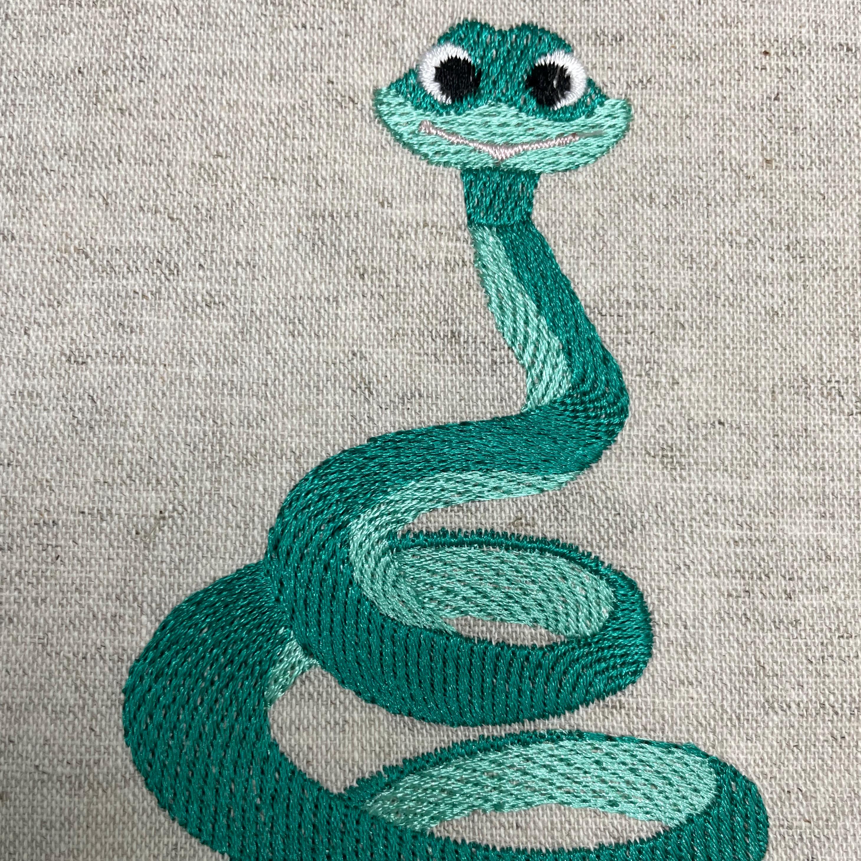 Snake Machine Embroidery Design - Etsy