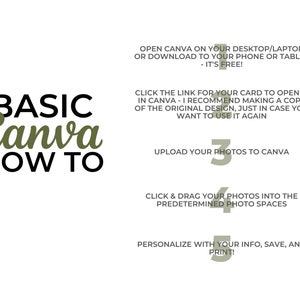 2023 Editable Happy New Year Canva Template, 5x7 Editable Card ...