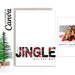 JINGLE: Editable Minimalist Christmas Canva Template, 5x7 Christmas ...