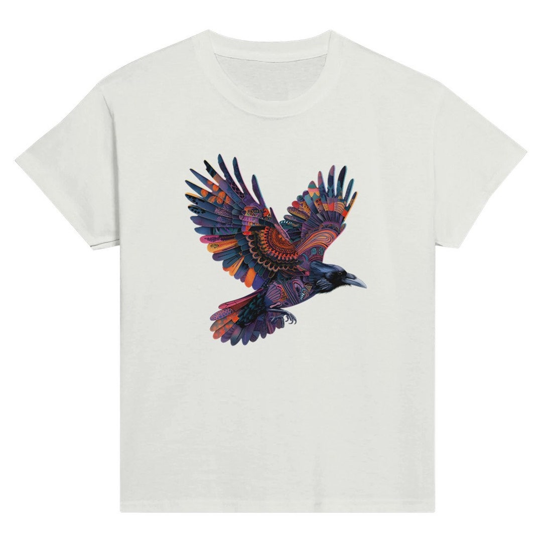 Kids Psychedelic Raven W/ Black Back Logo - Etsy