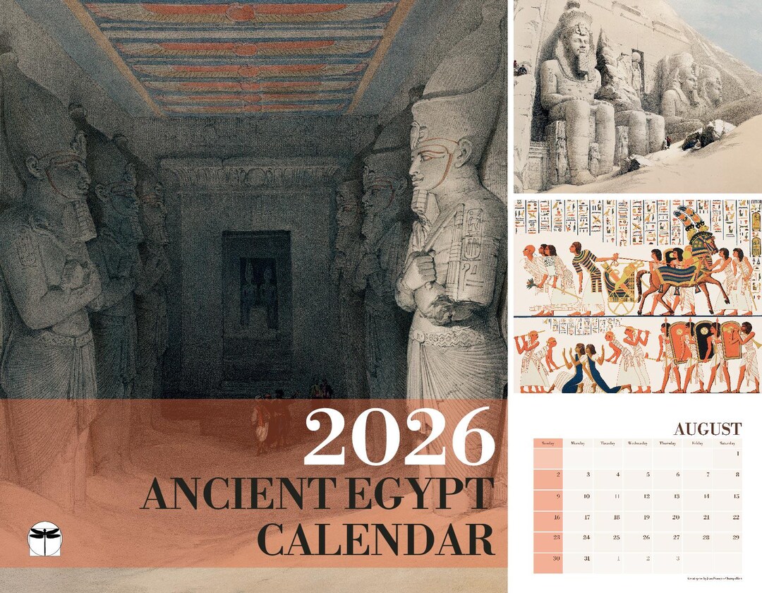 Ancient Egypt, 2026 Monthly Wall Calendar - Etsy