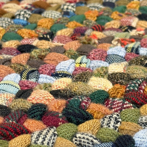 Colorful Braided Rug - Etsy