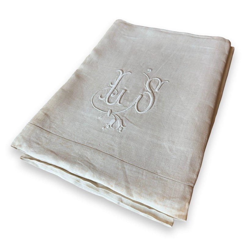 French Linen Sheet Antique - Etsy