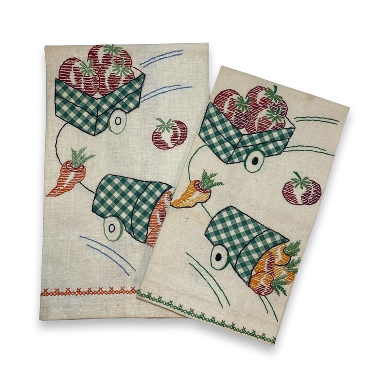 Applique Tea Towel - Etsy