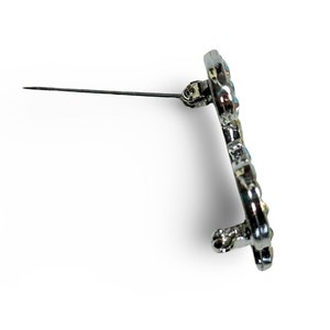 Large Vintage Rainbow Rhinestone "r" Pin - Etsy