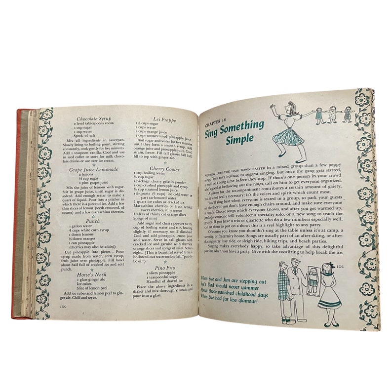 1940s Betty Betz Party Book – Vintage Teen Etiquette Guide - Etsy