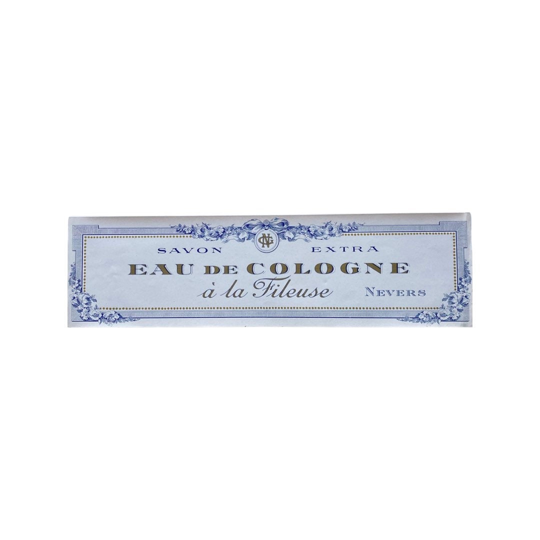 Antique French Soap-eau De Cologne Label With Gold Accents - Etsy