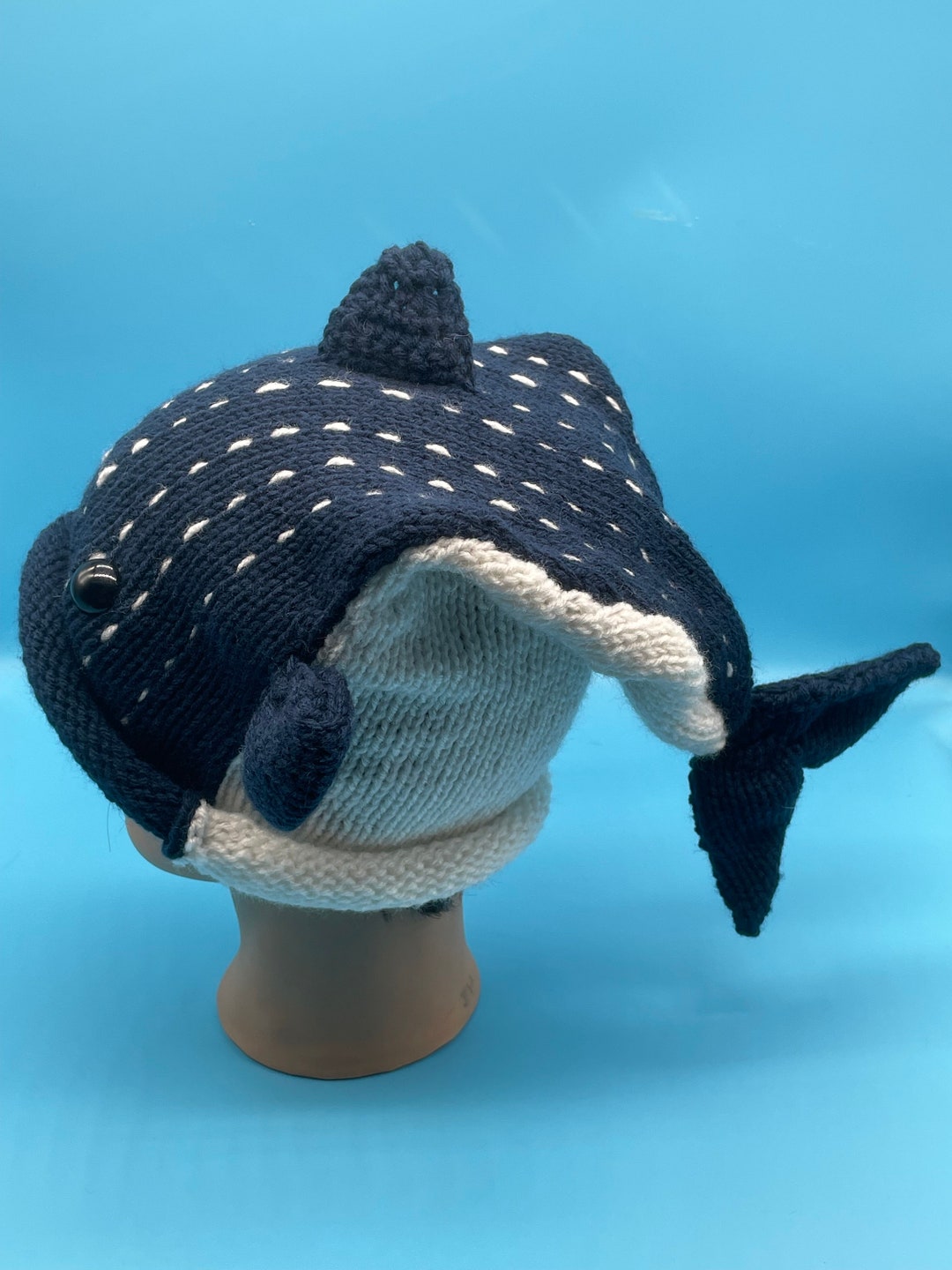 Whale Shark Beanie Shark Hat Shark Week - Etsy