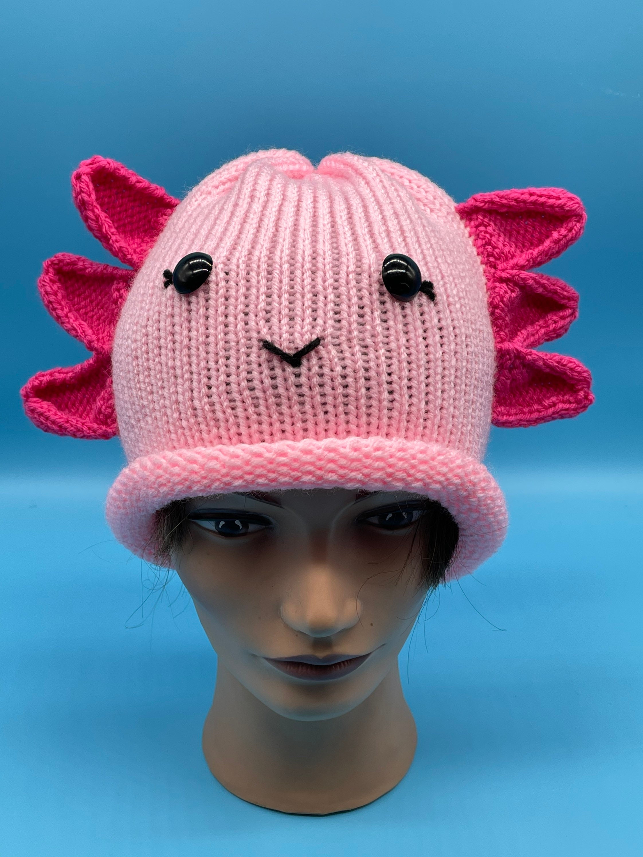 Axolotl Beanie Axolotl Hat Salamander Beanie - Etsy
