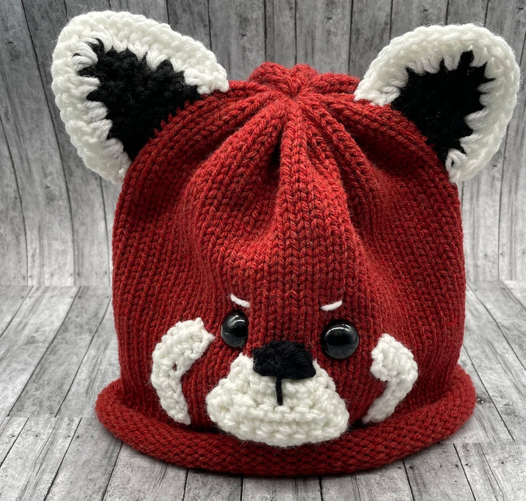 Red Panda Beanie - Etsy