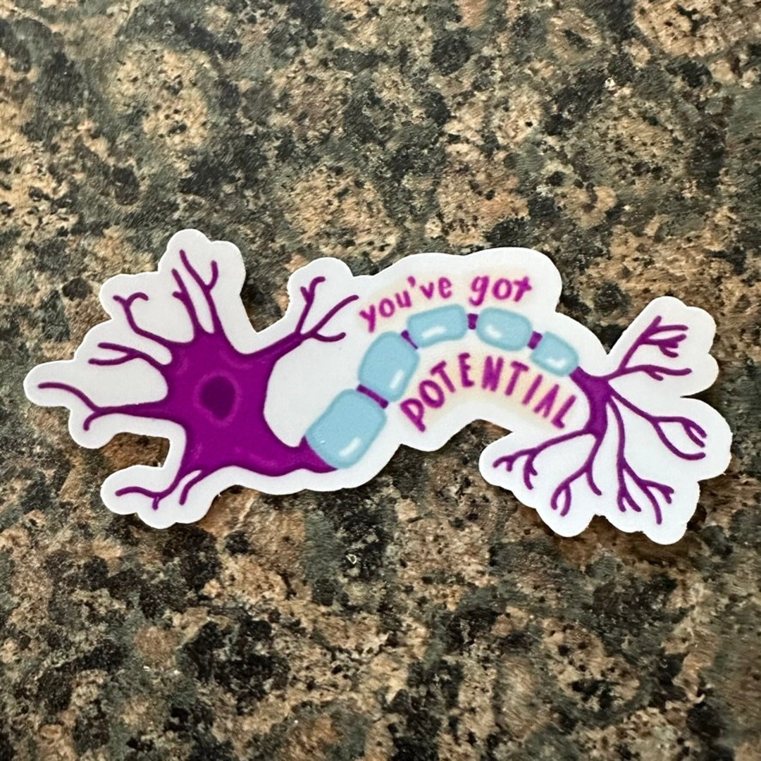 Action Potential Sticker - Etsy