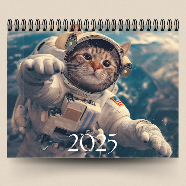 Cat Calendars 2025 - Etsy