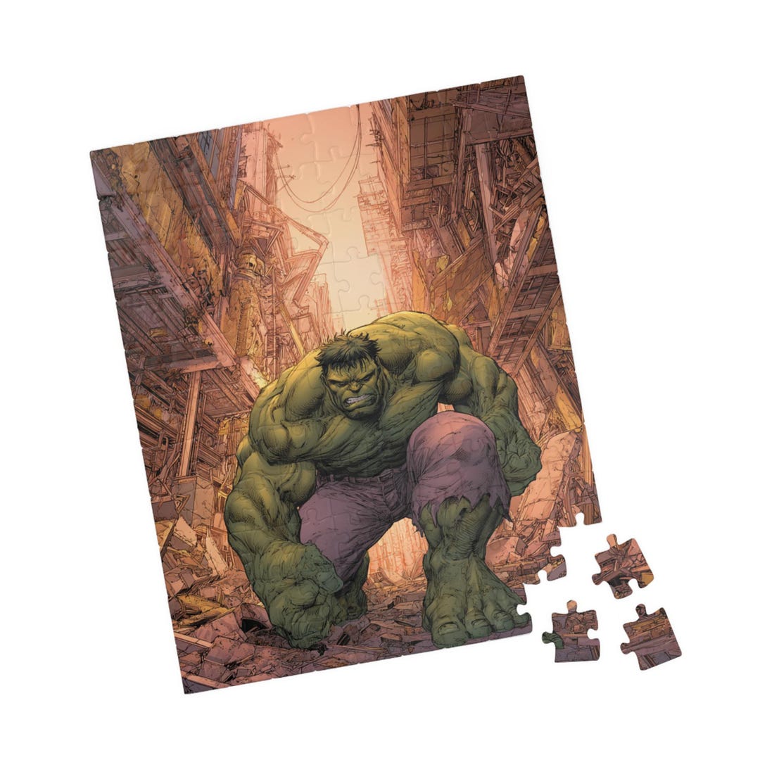 Superhero Jigsaw Puzzle With Tin: Brain Teaser, Puzzle Picture, 1000 ...