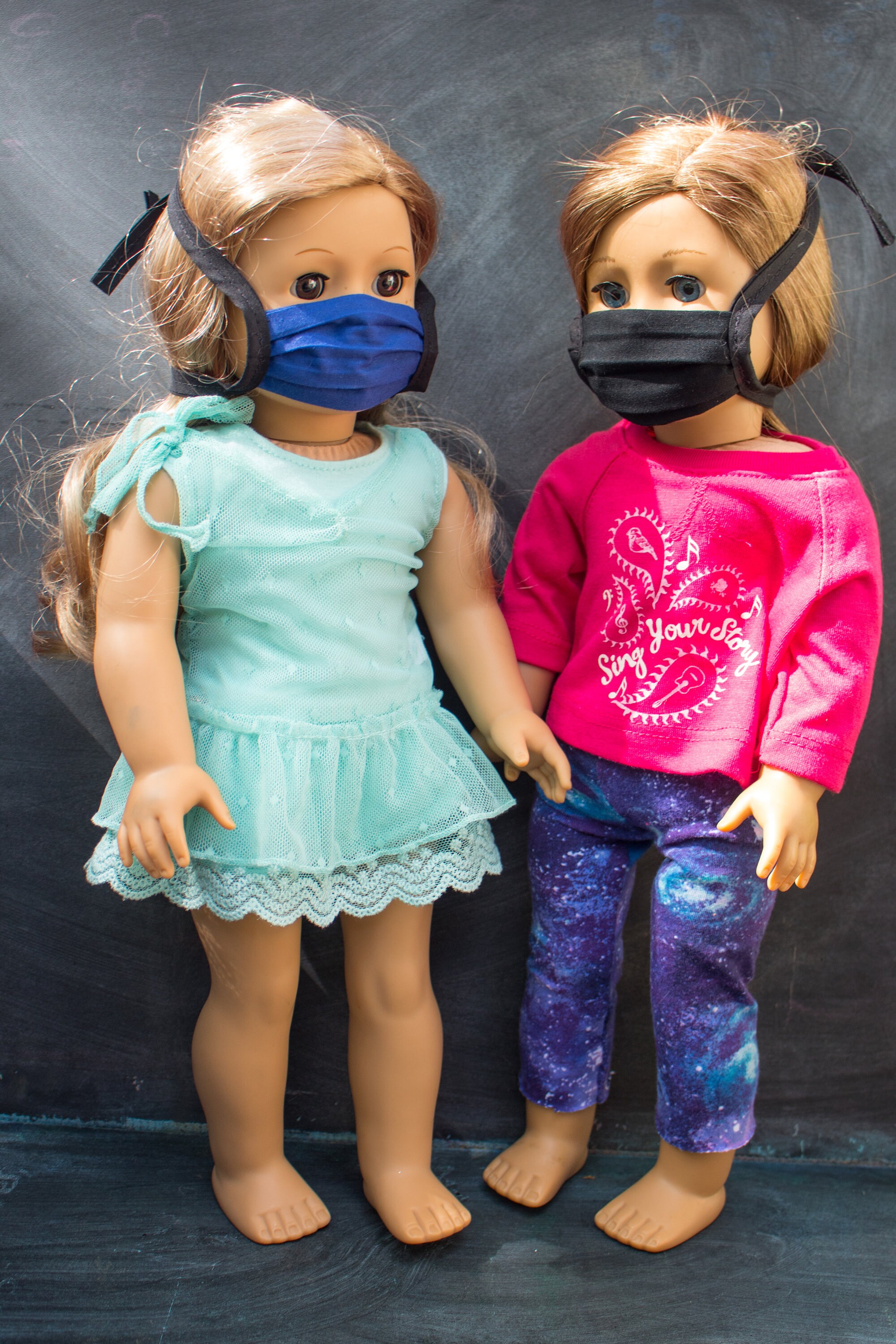 18 Doll Face MaskChoose Your Custom Colors | Etsy