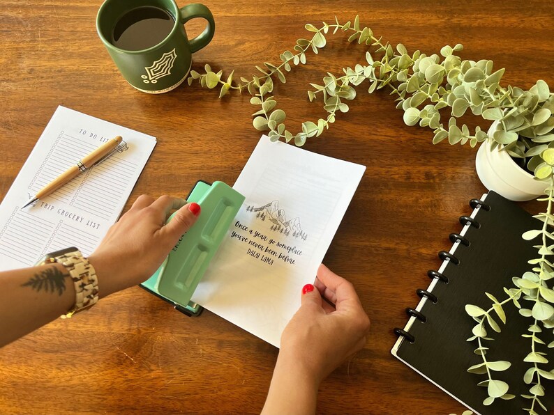 Printable Travel Itinerary and Journal for Junior Discbound Notebook ...